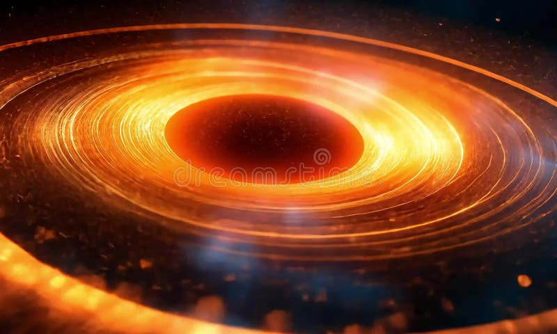 Cosmic Vortex of a Black Hole Stock Video - Video of pull, science ...