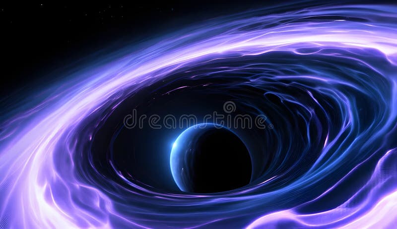 Cosmic Vortex: the Mysterious Allure of a Black Hole Stock Video ...