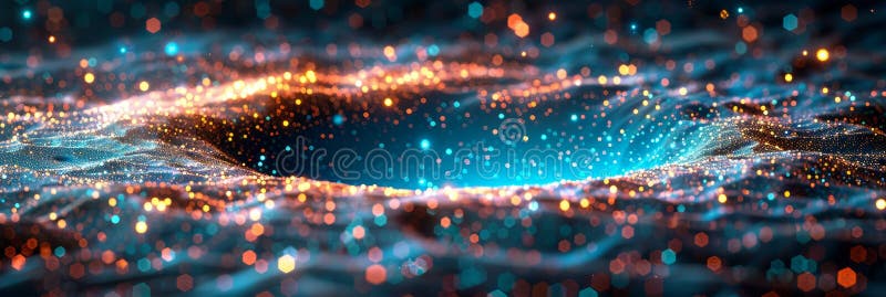 Cosmic Vortex of Star Trails a Dynamic and Photorealistic Abstract ...