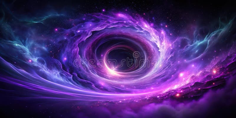 A Cosmic Vortex Swirling Nebulae and a Glowing Singularity in Deep ...
