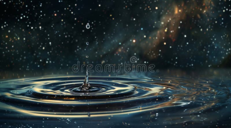 The Cosmic Water Drop Ripples in the Universe Showcase a Mesmerizing ...