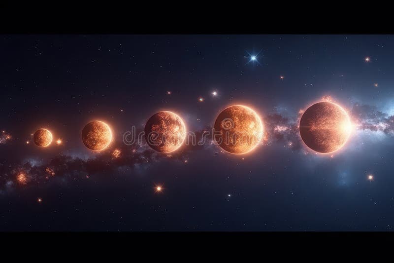 Stellar Evolution Exploration Stock Illustration - Illustration of ...