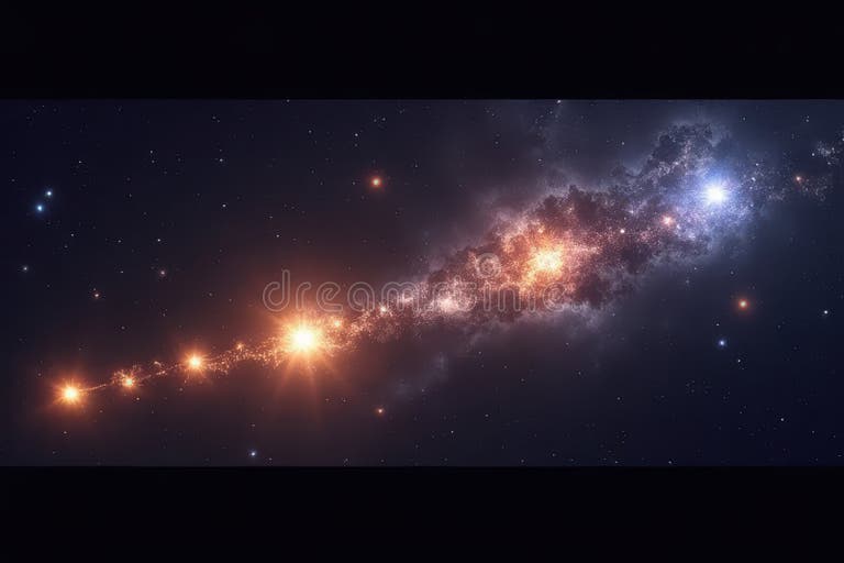 Stellar Evolution and Its Impact on the Universe Stock Illustration ...