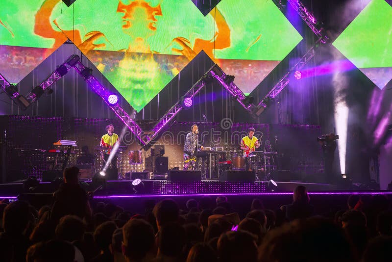 Cosmo Performs on the Stage of the Concert of the First of May ...