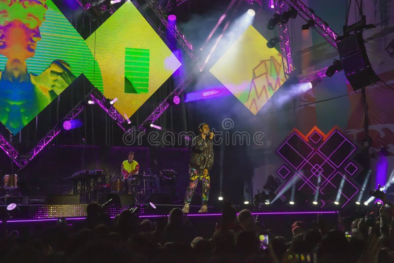 Cosmo Performs on the Stage of the Concert of the First of May ...