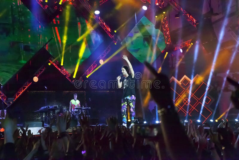 Cosmo Performs on the Stage of the Concert of the First of May ...