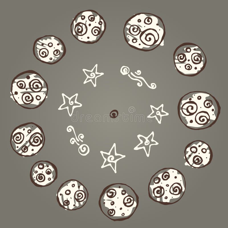 Cosmo set stock vector. Illustration of cosmic, flying - 79579185