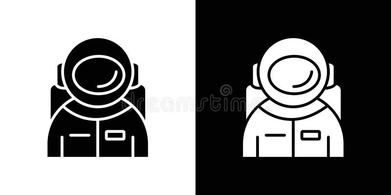 Cosmonaut Icon Isolated Flat Vector in Outline Stock Vector ...