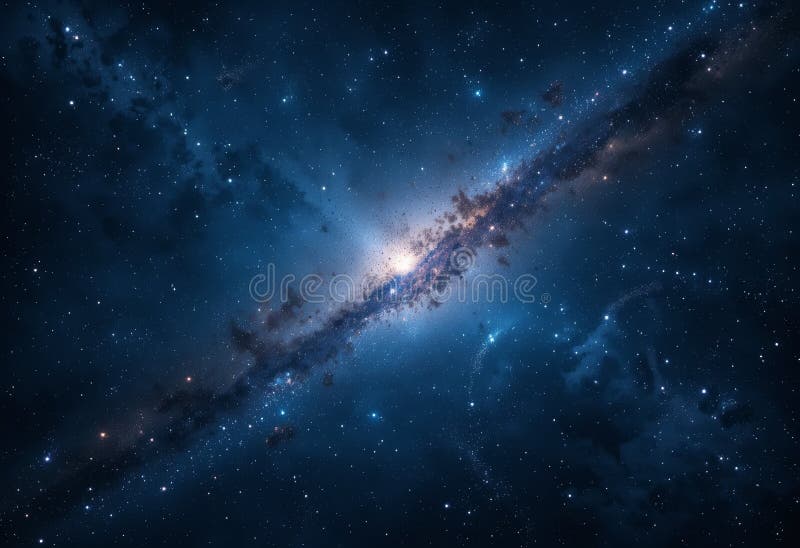 Cosmos Background Universe with Constellation. Stock Illustration ...