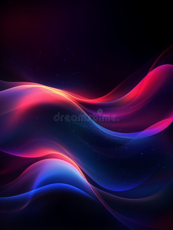Cosmos Creative Abstract Wavy Texture. Stock Illustration ...