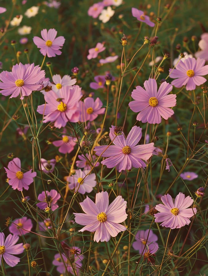 Cosmos Flowers by Elizabeth Mcdonald Stock Photo - Image of cosmos, herbaceous: 322199044