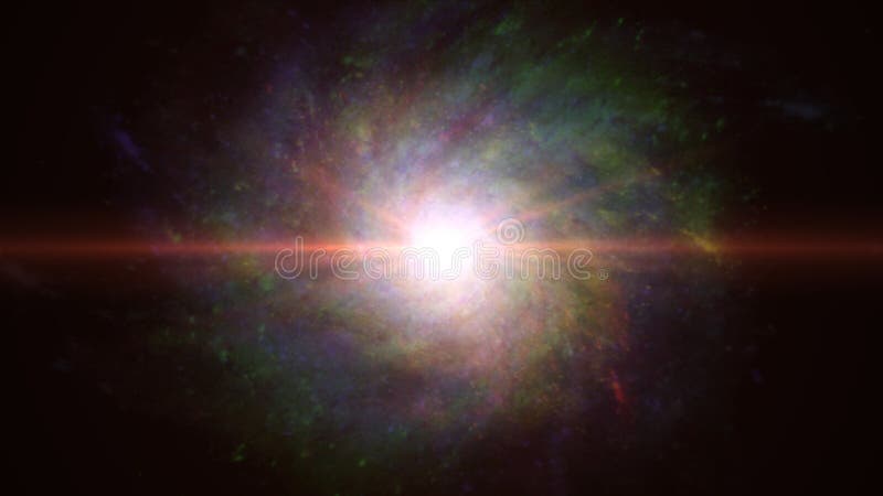 Cosmos Galaxy Nebula Ray Light Stock Illustration - Illustration of ...