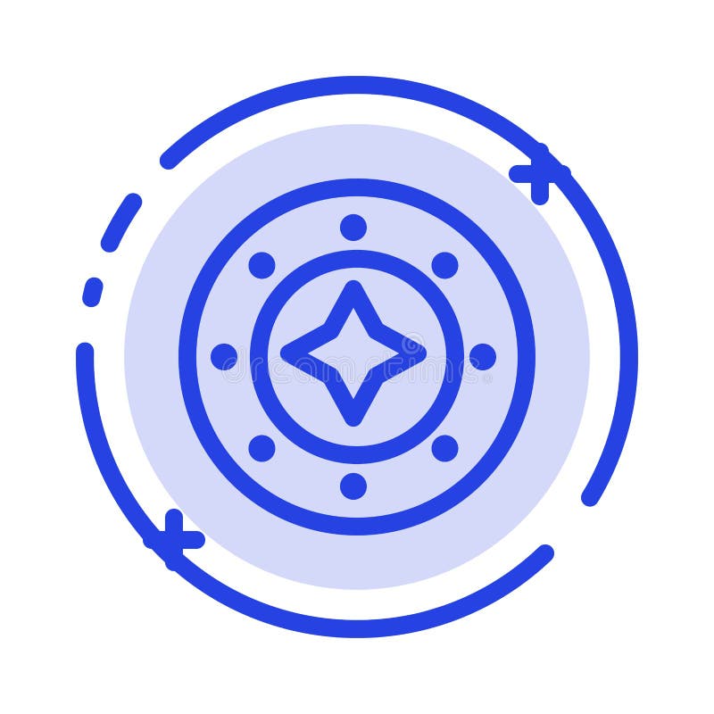 Cosmos, Galaxy, Shine, Space, Star, Universe Blue Dotted Line Line Icon ...