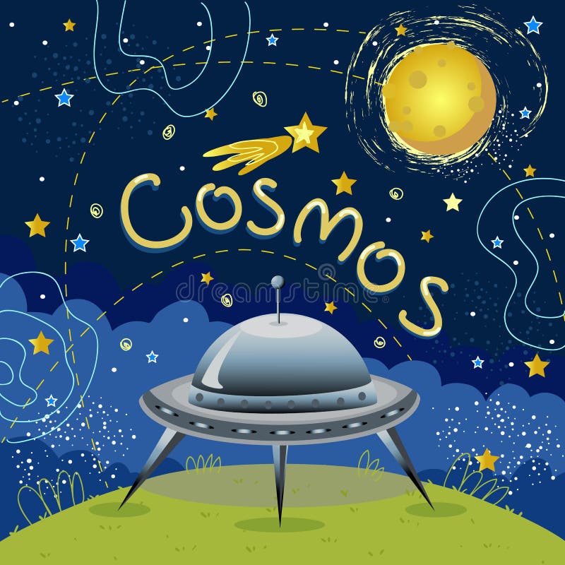 Cosmos illustration stock vector. Illustration of astrology - 187933243