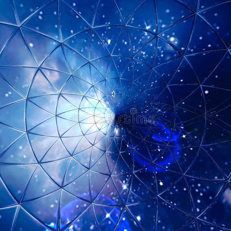 Cosmos Space Theme Abstract Background. Universe Time Travel Stock ...