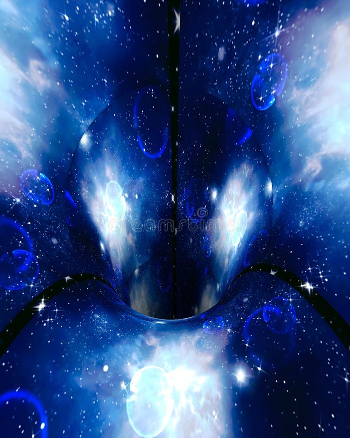 Cosmos Space Theme Abstract Background. Universe Time Travel Stock ...