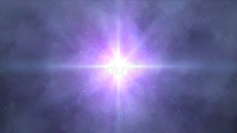 Cosmos Star Ray Light Space Particle Nebula Stock Illustration ...