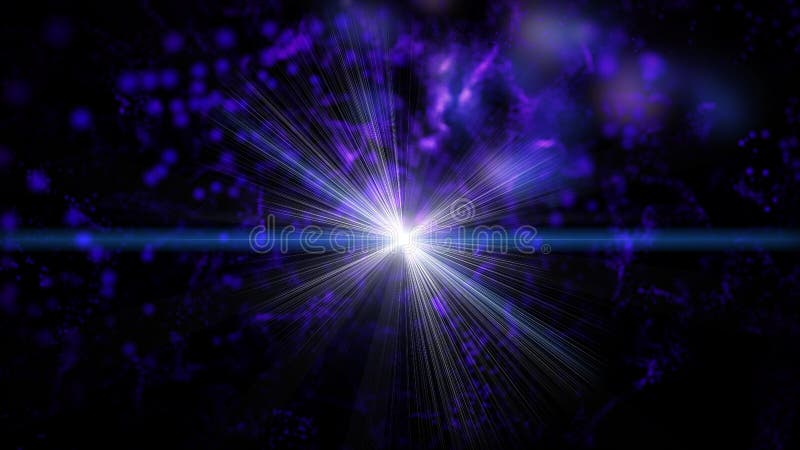 Cosmos Star Ray Light Space Particle Nebula Stock Illustration ...