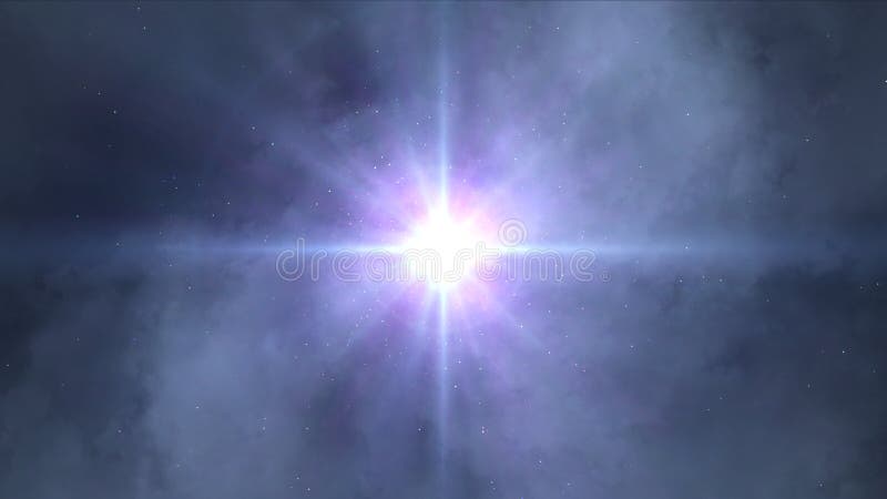 Cosmos Star Ray Light Space Particle Nebula Stock Illustration ...