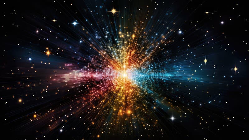 Cosmos, Star and Bubbles Background Stock Illustration - Illustration ...