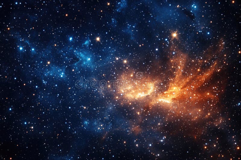 The Cosmos Teeming with Countless Stars, Forming a Dazzling and ...