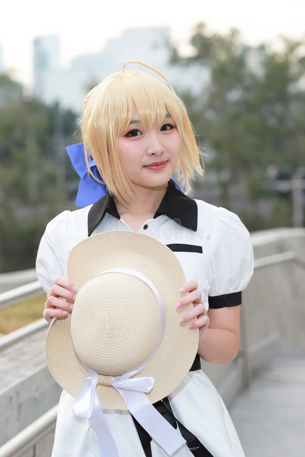Cosplayer Posing the Japanese Animation in Event Editorial Photo ...