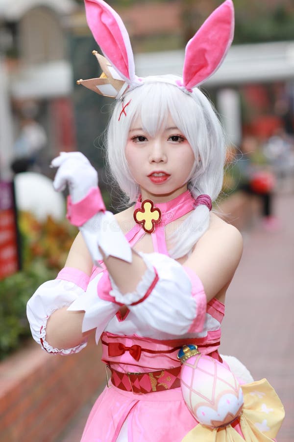Cosplayer Posing the Japanese Animation in Event Editorial Stock Photo ...