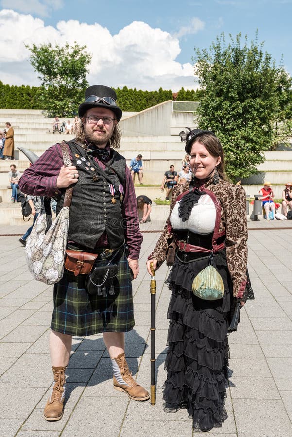 Cosplayers Posing during Comic Con Germany in Stuttgart Editorial Stock ...