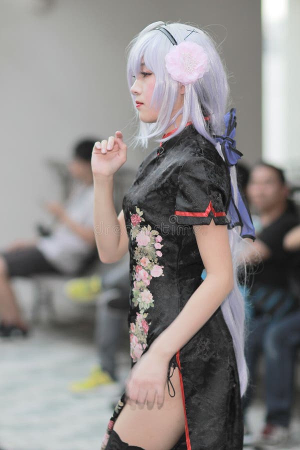 Cosplayers Posing and Performing at the Comic Expo Editorial Stock ...