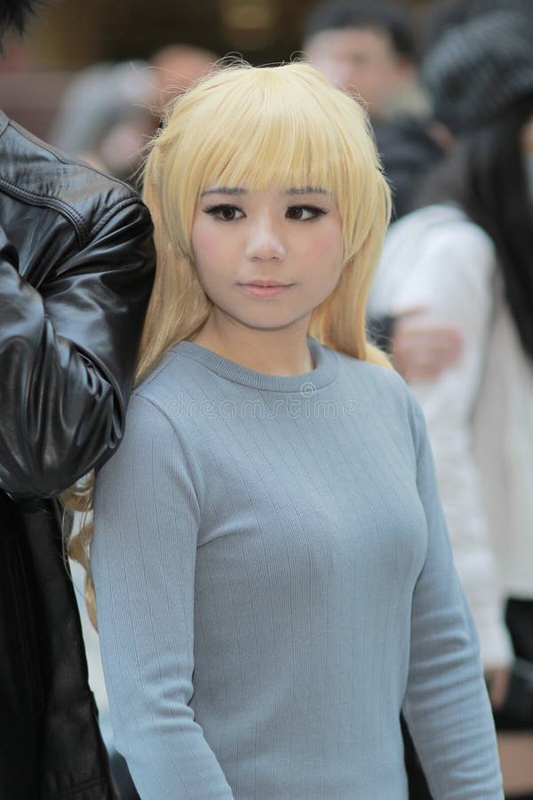 Cosplayers Posing and Performing at the Comic Expo Editorial Stock ...