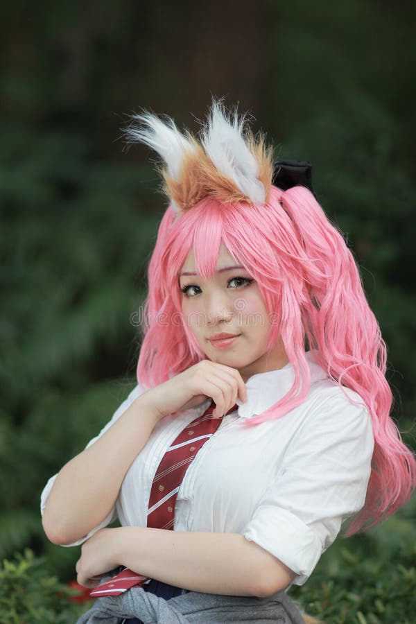 The Cosplayers Posing at the Fair Editorial Stock Photo - Image of ...