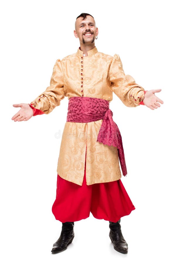 Cossack isolated stock photo. Image of restoring, history - 56675082