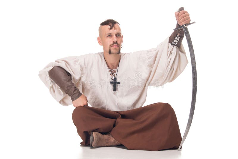 Cossack isolated stock image. Image of restoring, memories - 56675387