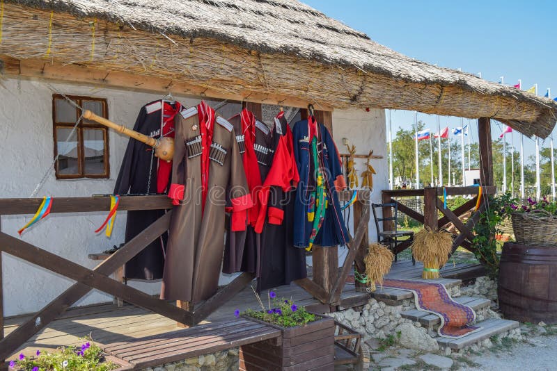 Form of the Ataman Cossack Regiment. Women`s Ball Gown. 19 Century ...