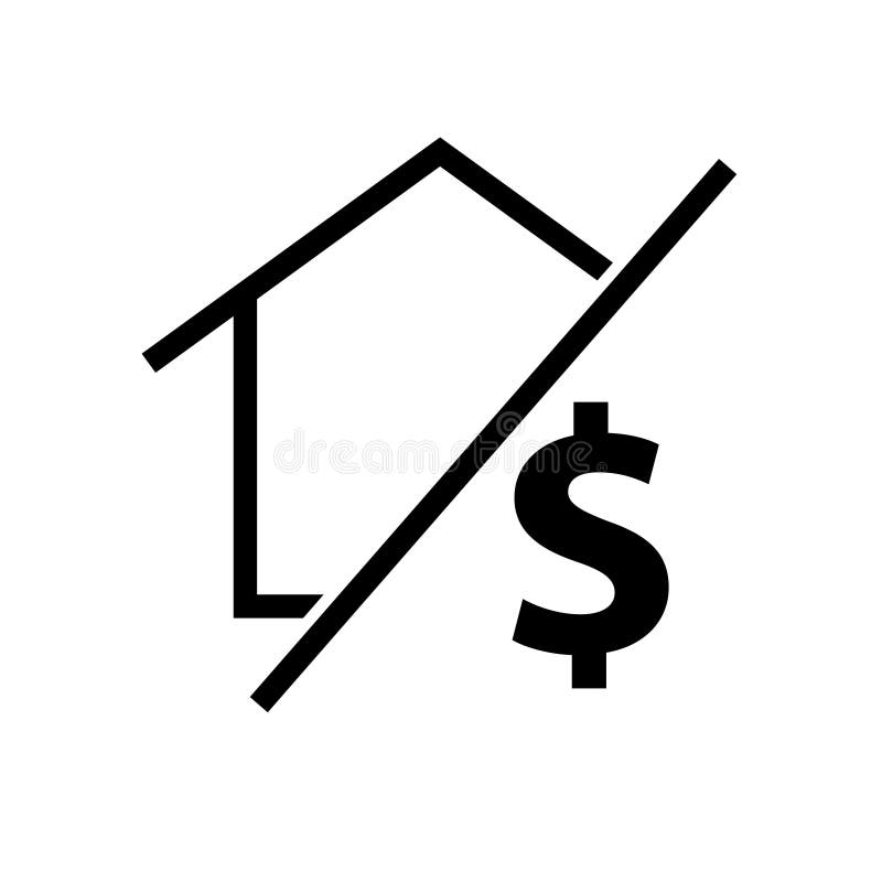 Cost cut black icon stock vector. Illustration of graphic - 156481186