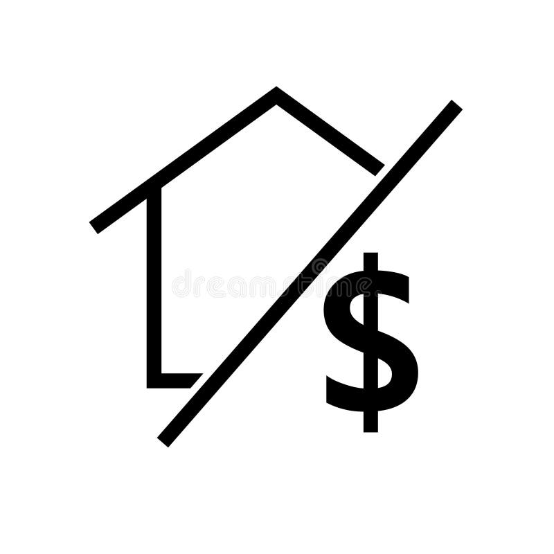 Cost Construction Black Icon Stock Vector - Illustration of ...