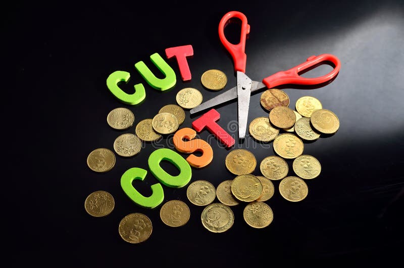 Cost Cutting Scissors,isolated Stock Photo - Image of bill, reduce ...