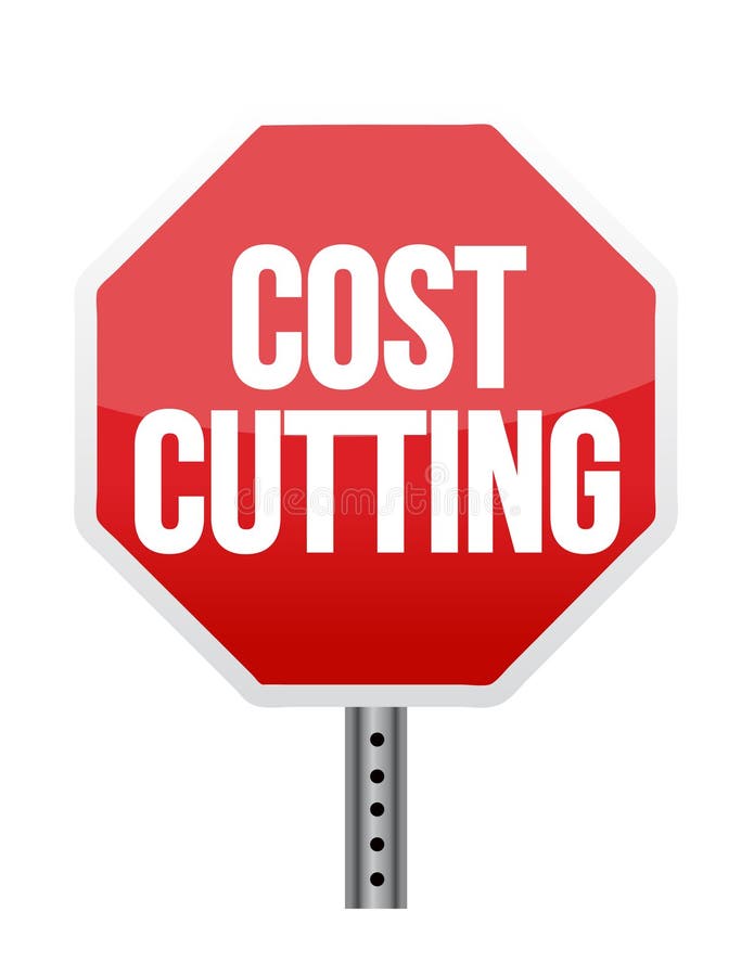 Cost cutting concept stock illustration. Illustration of practical ...