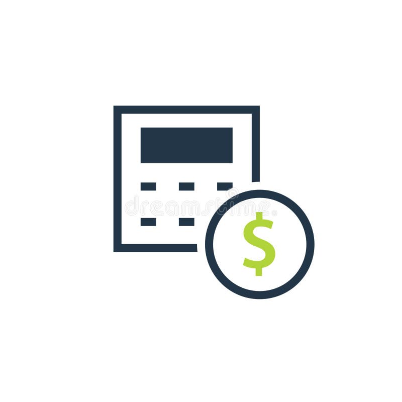 Cost estimate icon stock vector. Illustration of calculator - 156481289