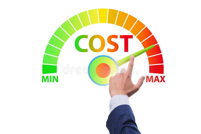 Cost Management Concept with Businessman Stock Image - Image of ...