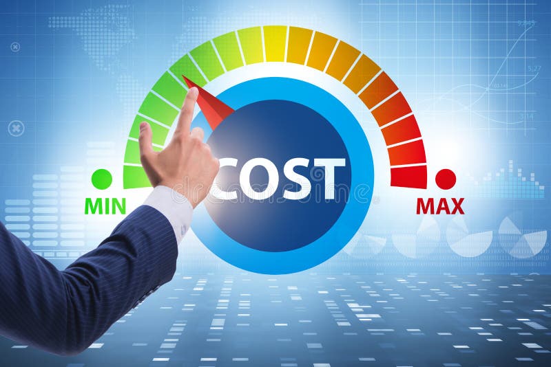 Cost Management Concept with Businessman Stock Image - Image of balance ...