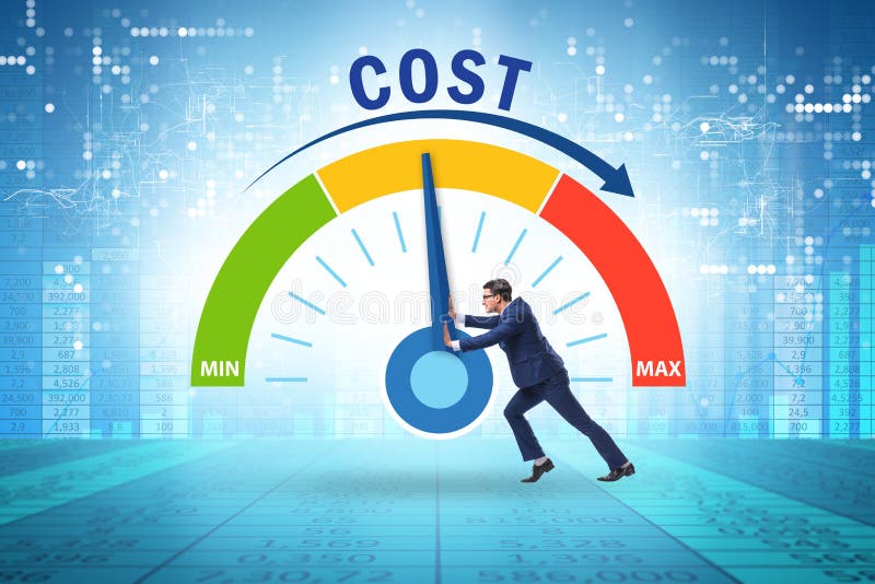 Cost Management Concept with Businessman Stock Photo - Image of budget ...