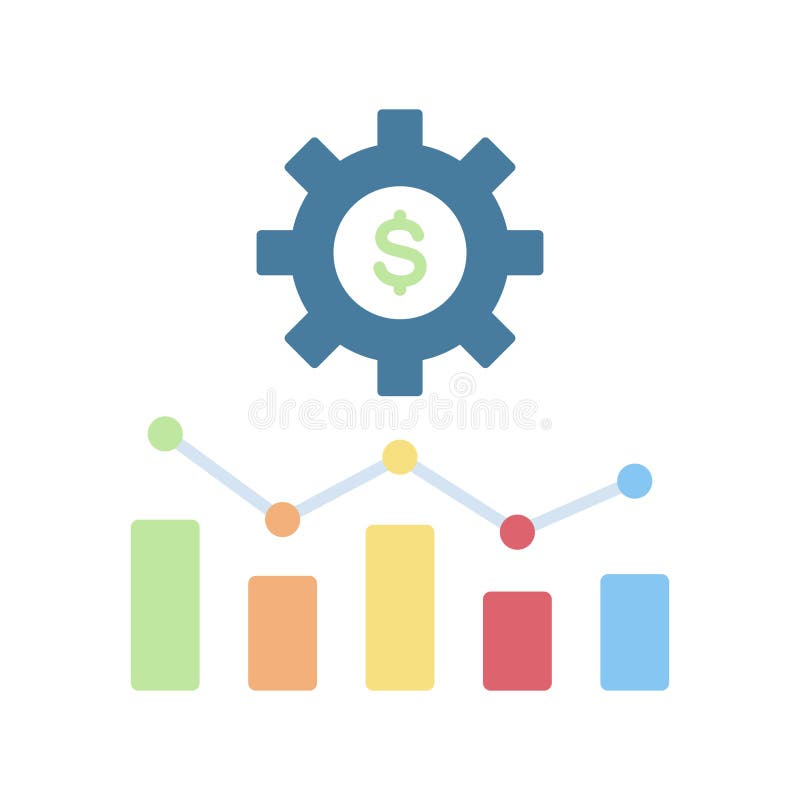 Cost Management Icon Vector Image. Stock Vector - Illustration of money ...