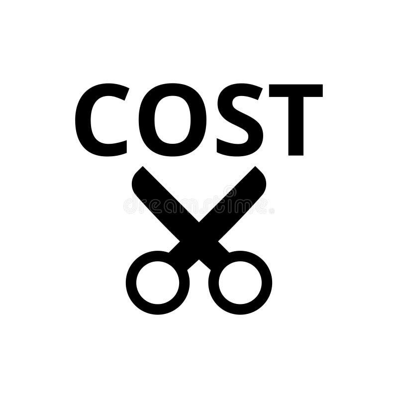 Cost Minimization Icon Stock Vector Illustration Of Cost 192458597
