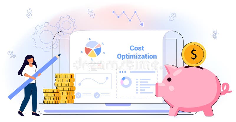 Cost Optimization Idea Balance Costs Reduction Strategy Concept Stock ...