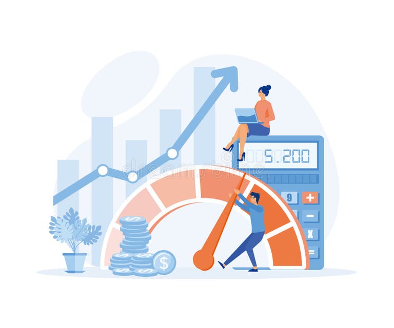 Cost Optimization Typographic Header, Idea of Cost and Income Balance ...