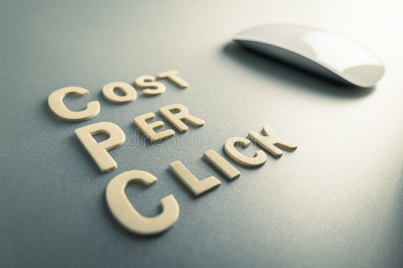 Cost Per Click (CPC) Text Topic Stock Image - Image of explained ...