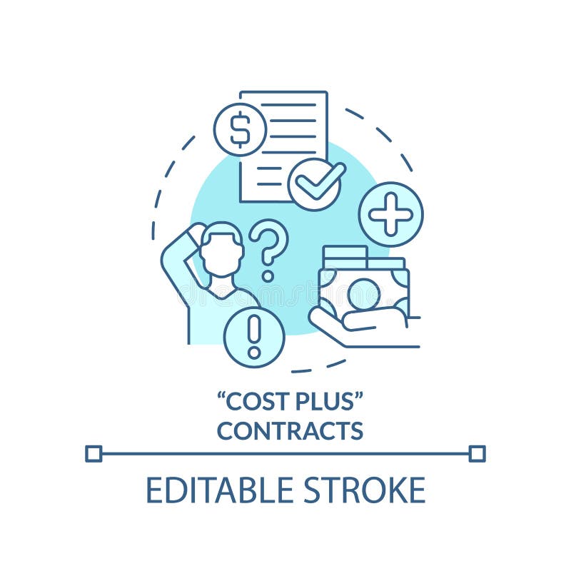 Cost-plus Pricing Concept Icon Stock Vector - Illustration of principle ...