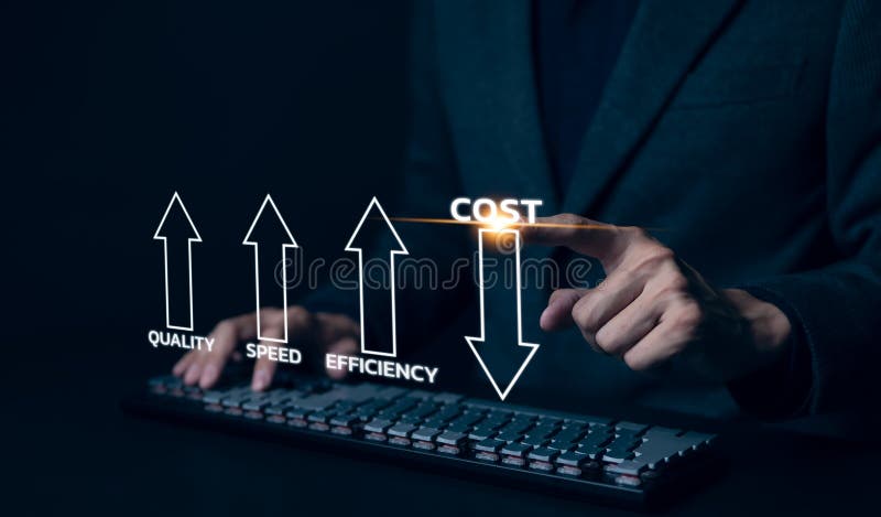 Cost Reduction Concept. Increase Quality, Speed, Efficiency, and ... Cost Reduction Concept. Increase Quality, Speed, Efficiency, and ...
