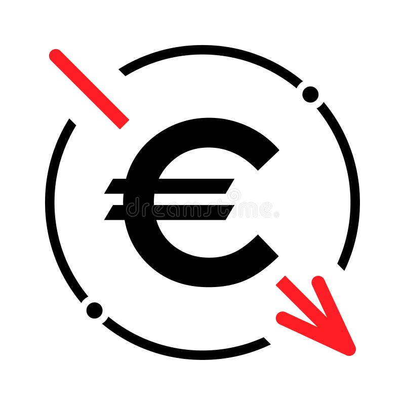 Reduce Cost Euro Icon Stock Illustrations – 110 Reduce Cost Euro Icon ...